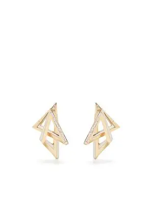 Stephen Webster 18kt Yellow Vertigo Acute Diamond Earring - Gold
