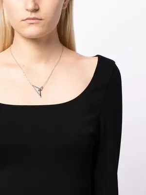Stephen Webster 18kt White Gold Vertigo Obtuse Diamond Pendant Necklace