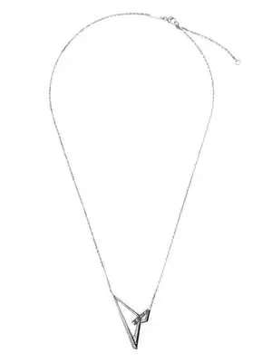 Stephen Webster 18kt White Gold Vertigo Obtuse Diamond Pendant Necklace