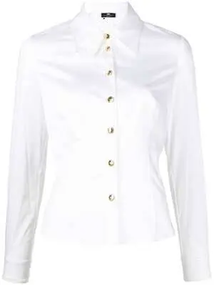 Elisabetta Franchi Backless Button-front Shirt