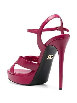 Dolce & Gabbana Logo-plaque Platform Sandals