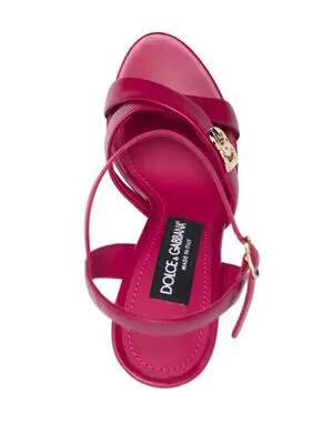 Dolce & Gabbana Logo-plaque Platform Sandals