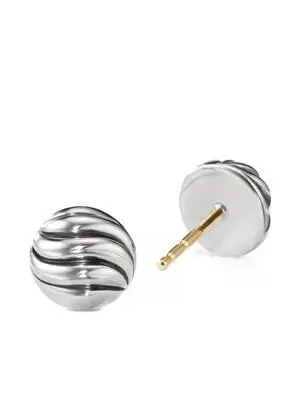 David Yurman Sterling Sculpted Cable Stud Earrings
