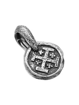 David Yurman Sterling Shipwreck Coin Amulet - Silver