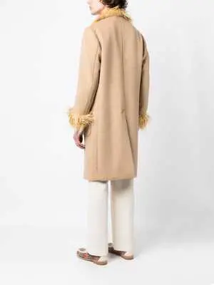 LATE CHECKOUT Wool Double-breasted Coat