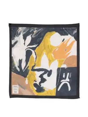 BETHANY WILLIAMS Logo-patch Abstract-print Scarf