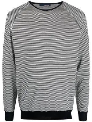 LARDINI Horizontal-stripe Crew Neck Jumper