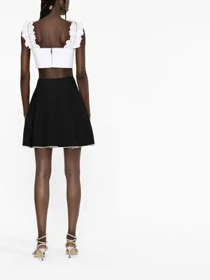 AREA Crystal-embellished Top