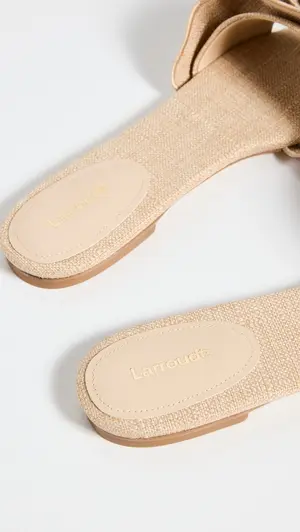Larroude Ivy Ruffle Sandals
