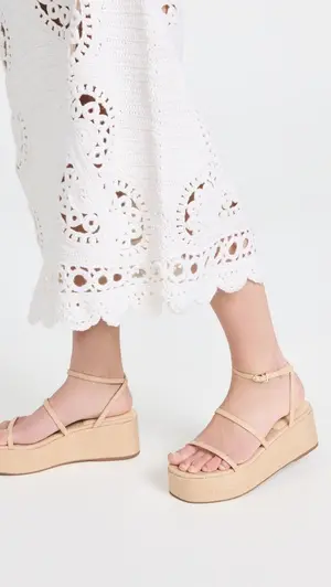 Larroude Gio Flatform Sandals