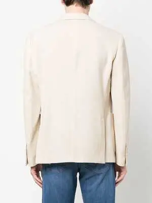 LARDINI Woven Single-breasted Blazer