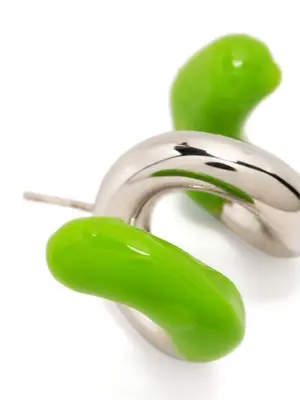 Sunnei Colour-block Wrap Earrings