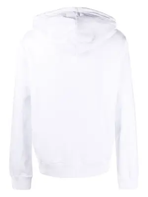 LANVIN Embroidered Logo Hoodie - White