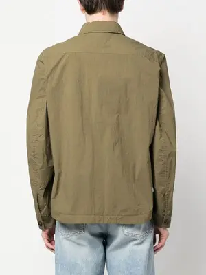 TEN C Zip-fastening Shirt Jacket - Green