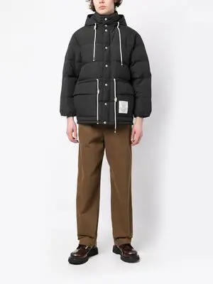 NEIGHBORHOOD Drawstring-fastened Padded Jacket - Black