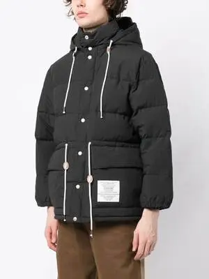 NEIGHBORHOOD Drawstring-fastened Padded Jacket - Black