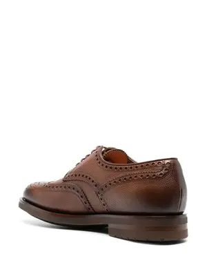 Santoni Leather Derby Shoes