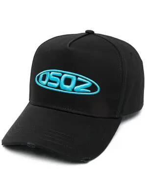 Dsquared2 Embroidered Baseball Cap - Black