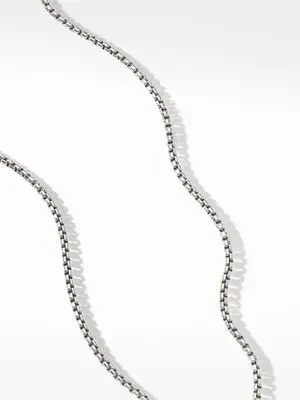 David Yurman 14kt Yellow Gold And Sterling Box Chain Necklace