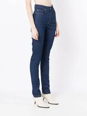AMAPO Logo-patch Skinny Jeans