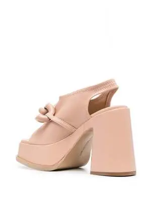 Stella McCartney 125mm Chain-link Block Heel Sandals