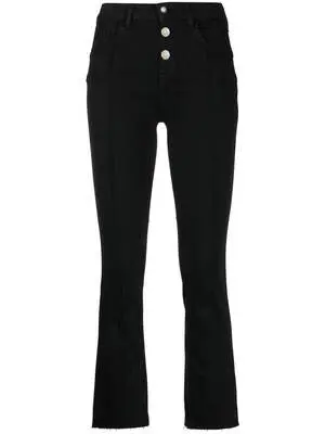 Liu Jo Cotton/modal Blend Cropped Jeans