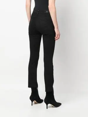 Liu Jo Cotton/modal Blend Cropped Jeans