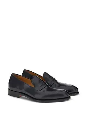 FERRAGAMO Slip-on Leather Penny Loafers
