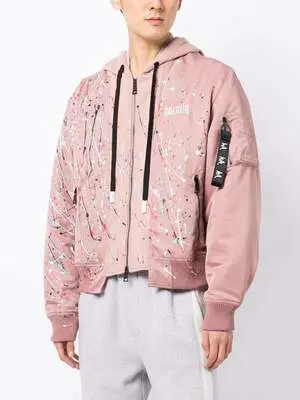 HACULLA. Graphic-print Hooded Bomber Jacket