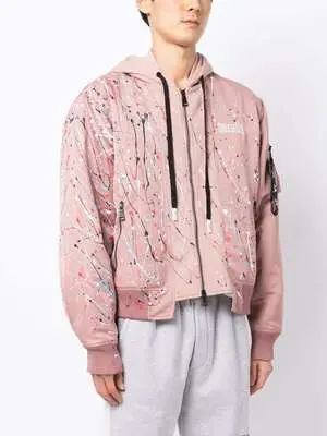 HACULLA. Graphic-print Hooded Bomber Jacket