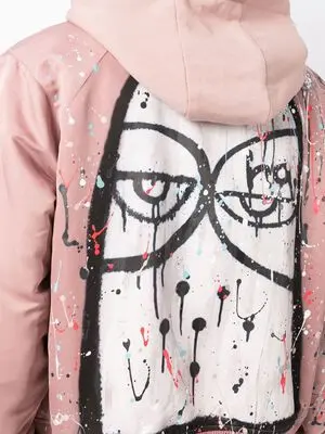 HACULLA. Graphic-print Hooded Bomber Jacket