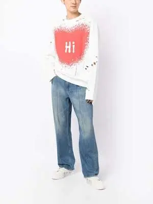 HACULLA. Hi Bye Cut-out Sweatshirt