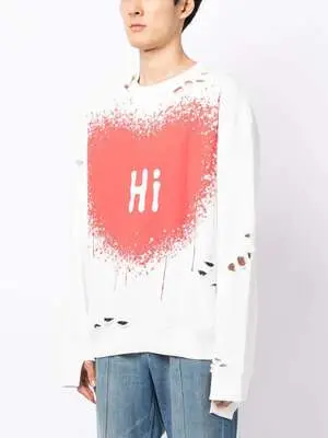 HACULLA. Hi Bye Cut-out Sweatshirt