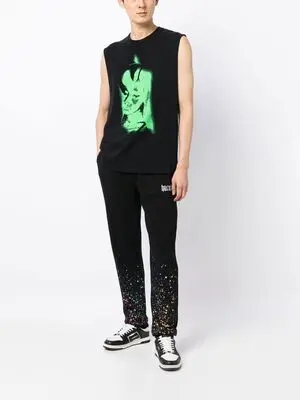 HACULLA. Paint Splatter Track Pants - Black