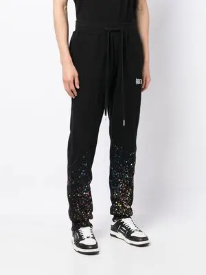 HACULLA. Paint Splatter Track Pants - Black