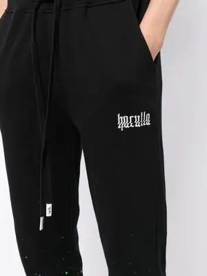 HACULLA. Paint Splatter Track Pants - Black