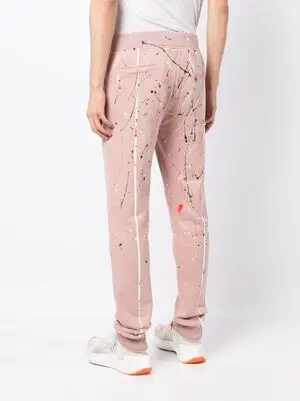 HACULLA. Paint-splatter Track Pants - Pink