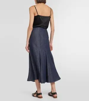 Gabriela Hearst Linen Maxi Skirt
