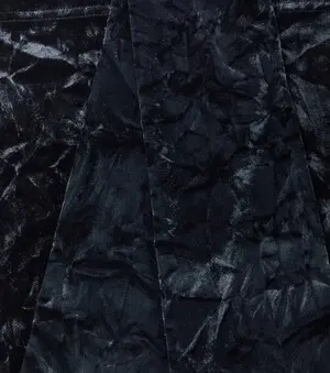 Versace Velvet Gloves - Black