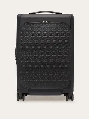 FERRAGAMO Embossed Gancini Trolley - Black
