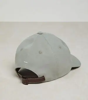 Brunello Cucinelli Cotton Gabardine Baseball Cap