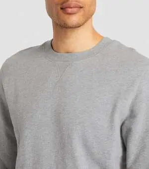 Sunspel Loopback Sweatshirt - Grey