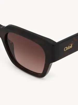 Chloé Gayia Rectangle Sunglasses