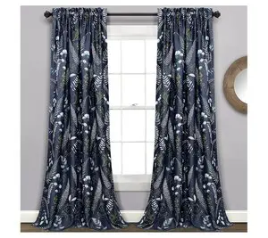 LUSH DECOR Devonia Allover Window Curtain 52x120+2 Set Ush Decor - One-color