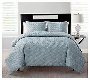 VCNY HOME Vcny Nina Embossed Comforter Set, King - One-color
