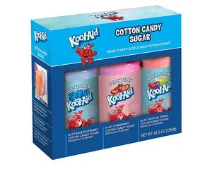 KOOL-AID 3-pk Cotton Candy Flossing Sugar - One-color