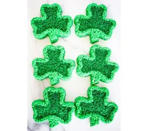 CREATIVE CRISPIES CO. Creative Crispies 6-piece Shamrock Treats - One-color