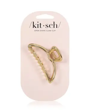 KITSCH Metal Open Shape Claw Clip - Gold