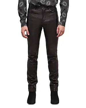 The Kooples Slim Fit Leather Pants