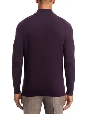 Bloomingdale'S Cashmere Half-zip Sweater - Raisin